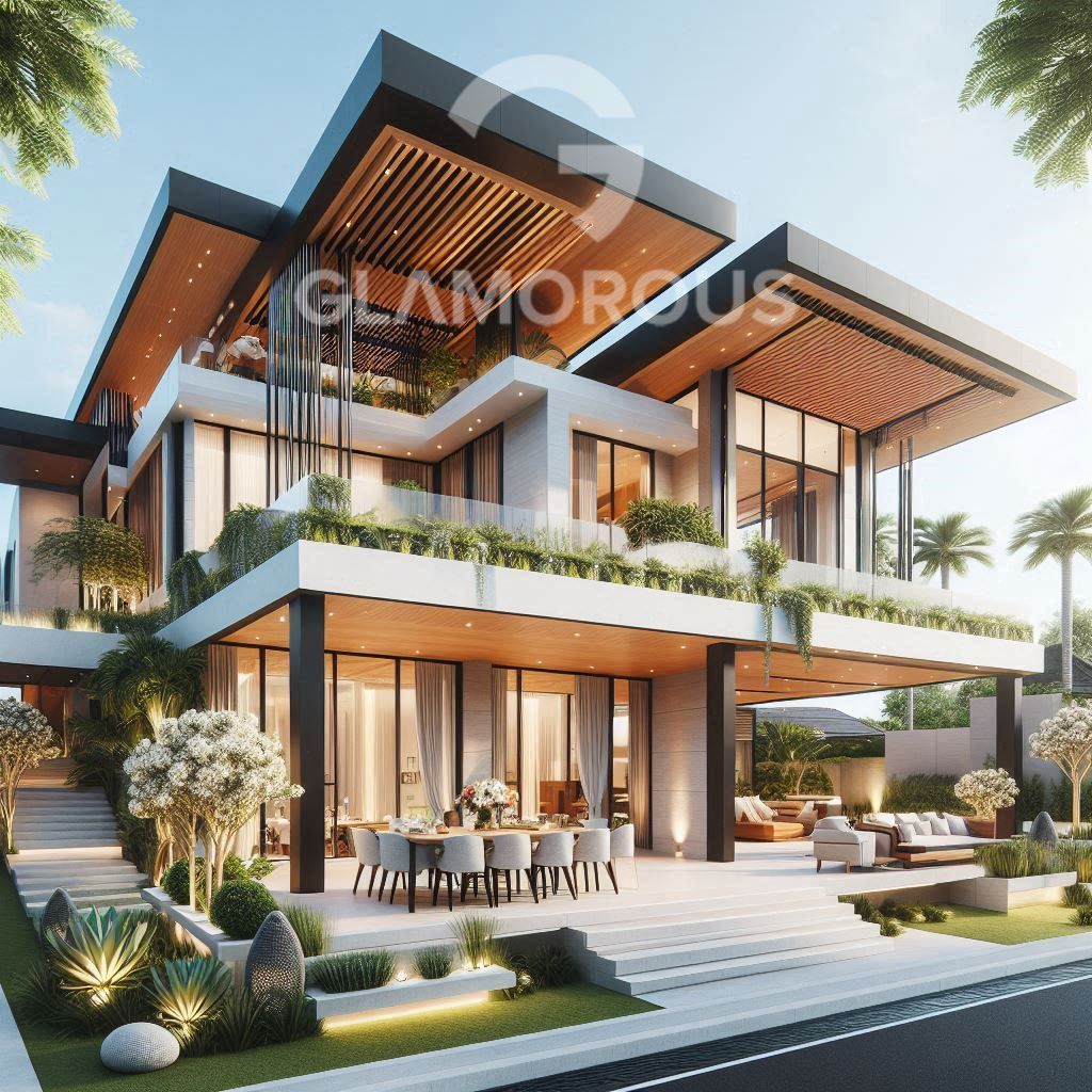 Stylish Villa Roof Design Ideas 2024 - Glamorous-design